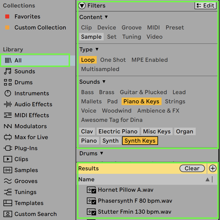 The Live 12 Browser – Ableton