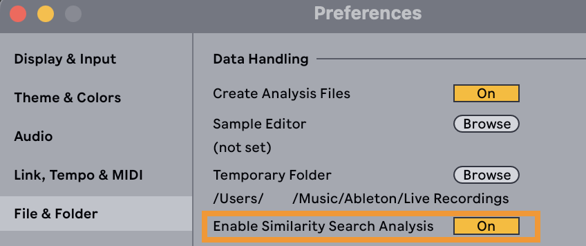 Sound Similarity Search FAQ – Ableton